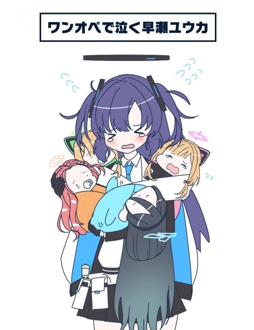 블루아카유우카가 겜창부 애들 챙기는거 보고싶다