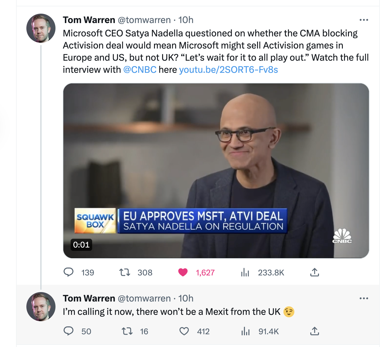 MS CEO영국에서만 판매를 안하는 차후계획에 대하여