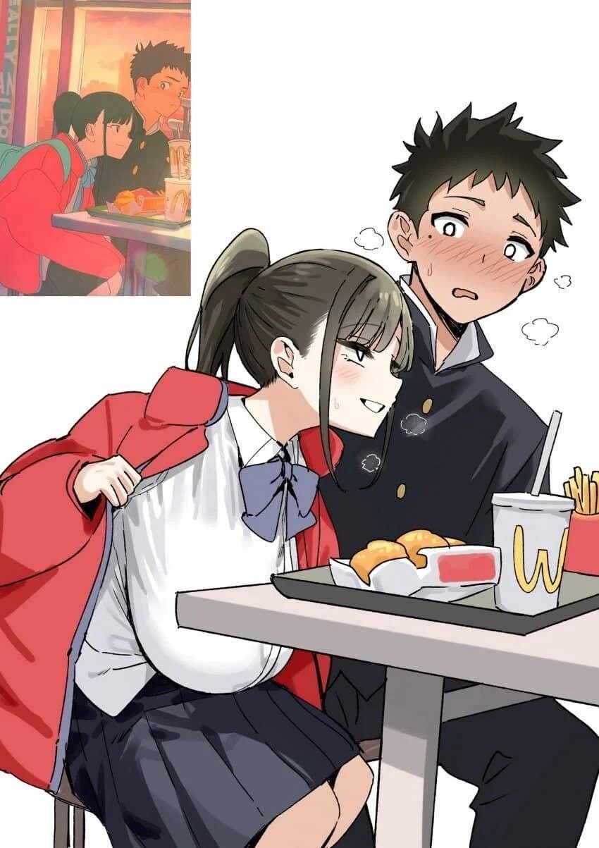 맥도날드 광고 거북목인 이유 | 유머 게시판 | RULIWEB