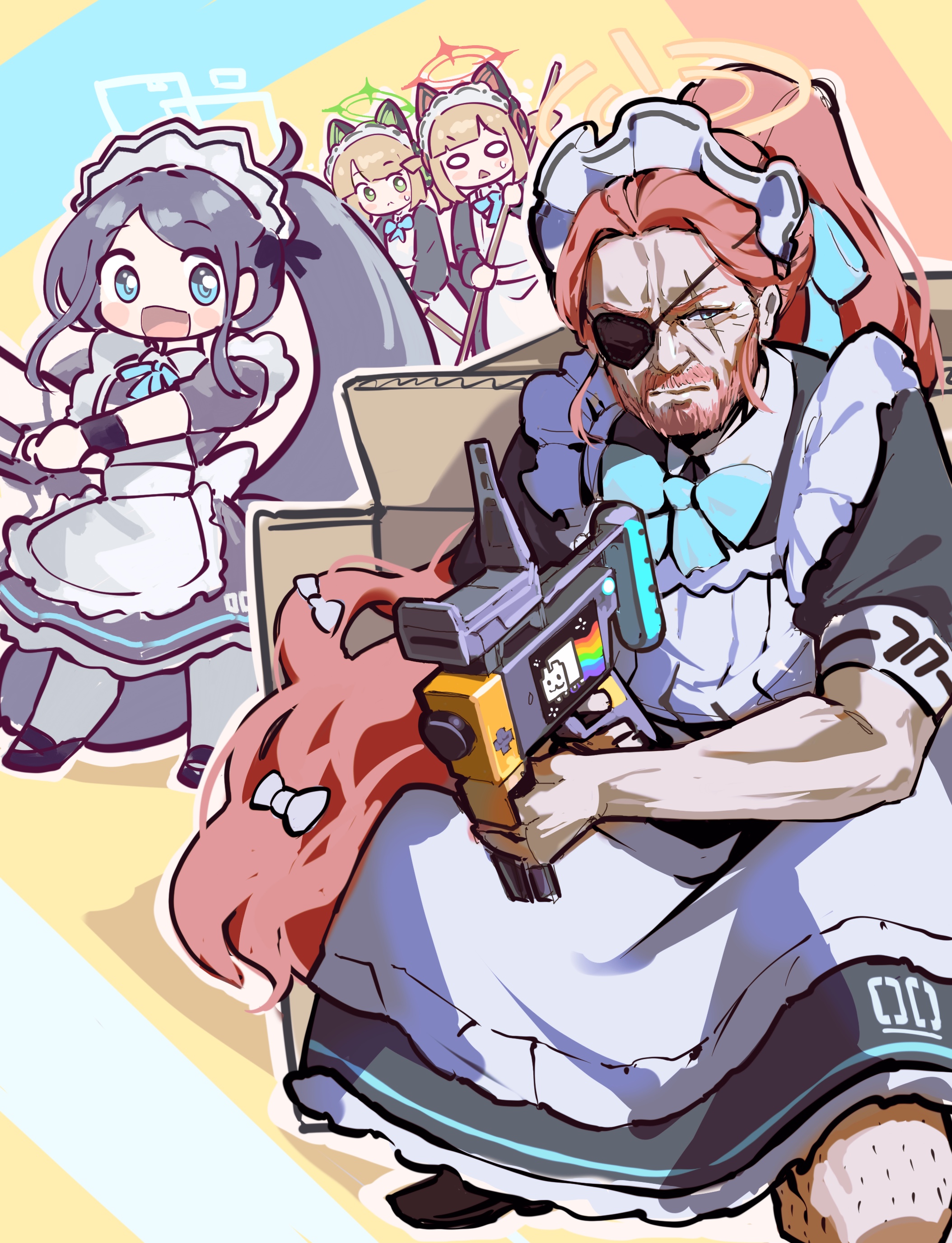 블루아카 네루 전력으로 서포트 해주는 선생님comic