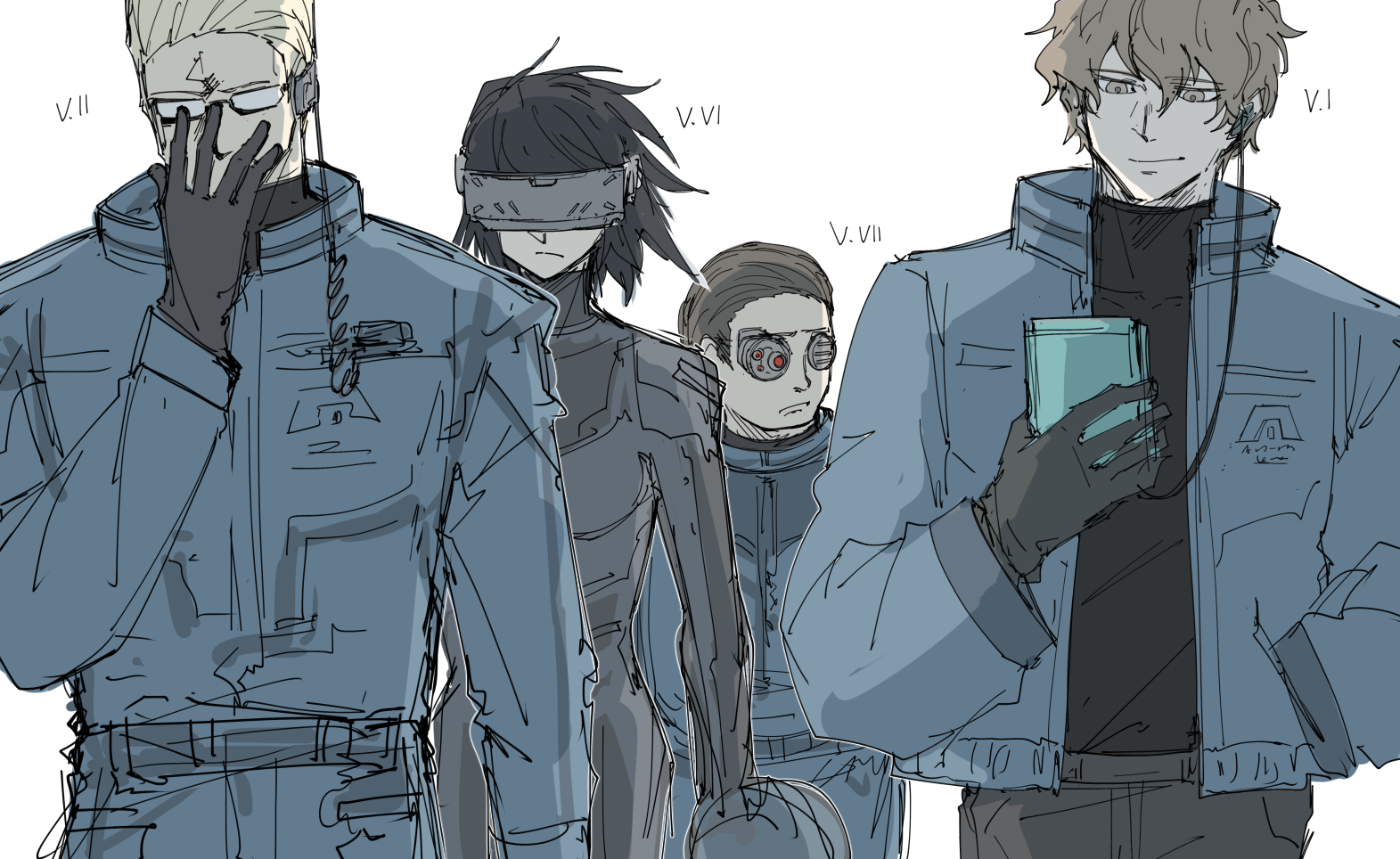 아코 등장인물 외모 묘사 1도 없는 게임 아머드 코어 6의 팬아트 특징