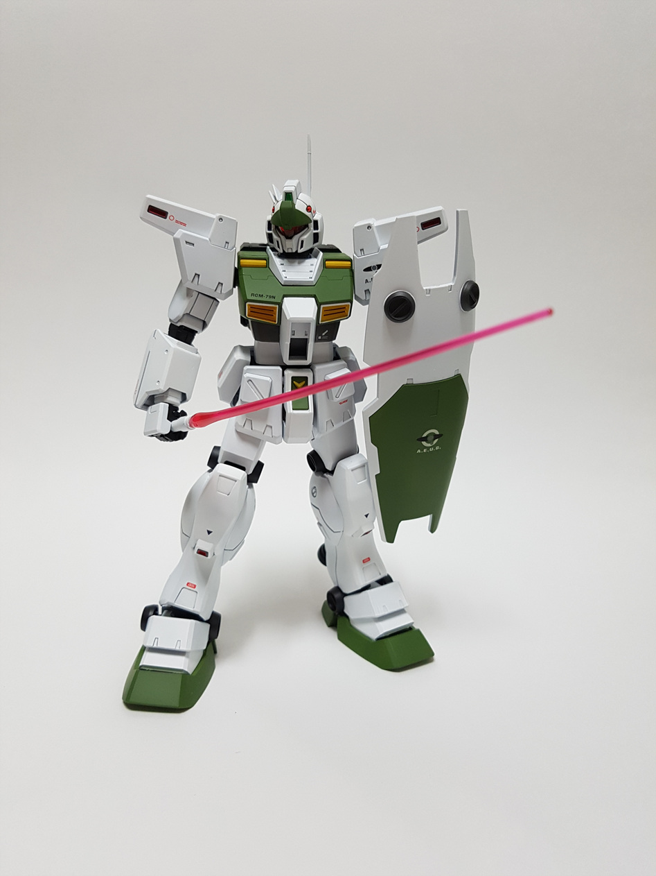 MG 짐 커스텀 에우고 컬러 (RGM-79N GM CUSTOM AEUG) | 프라모델 캐릭터모형 갤러리