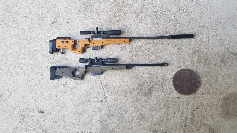 Kar98k , AWM-suppressor 만드는법! [1:10,나무젓가락 공예] | 프라모델 스케일모형 갤러리