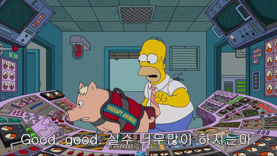 [심슨가족]저거 호머일까 아님 호머 닮은 돼지일까 | 애니메이션 갤러리