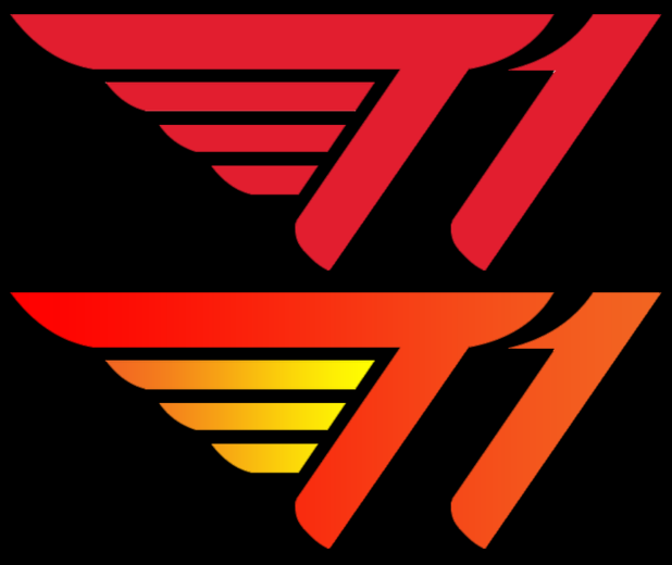 T1 로고 SKT T1 색상도 괜찮아 보이는데. | 리그 오브 레전드