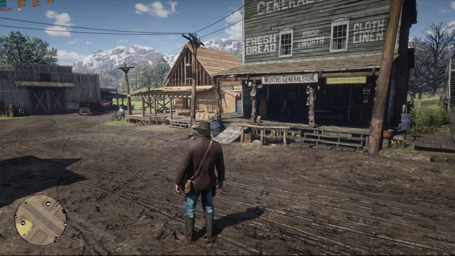 레데리2 안티옵션에 따른 프레임,품질스샷 | 레드 데드 리뎀션 2