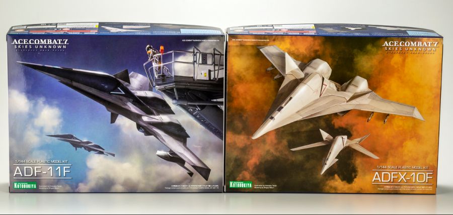 코토부키야 ACE COMBAT ADF-11F, ADFX-10F 샘플 소개(전편) | 프라모델 정보
