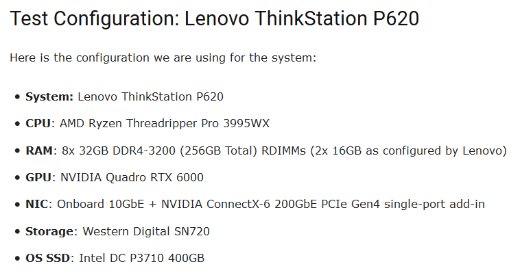 레노보 씽크스테이션 P620 평가, 첫번째 AMD 쓰레드리퍼 프로 워크스테이션 | PC 정보 | RULIWEB