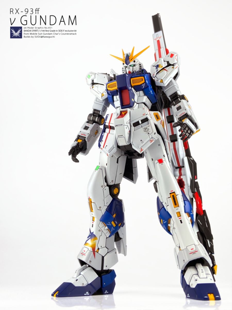 RG RX-93ff 뉴 건담 잡지 게재 작례 | 프라모델 정보