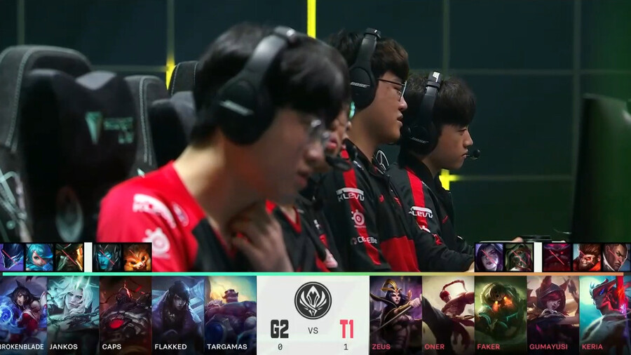 5년 만의 국제전 결승 진출! 2022 MSI 4강, T1 3:0 G2