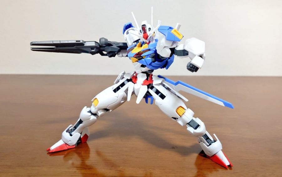 HG 1/144 건담 에어리얼 리뷰 영상 + 포징 사진 | 프라모델 정보 | RULIWEB