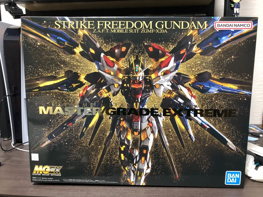 MGEX 스트라이크 프리덤 건담 박스 사이즈 비교 사진 | 프라모델 정보