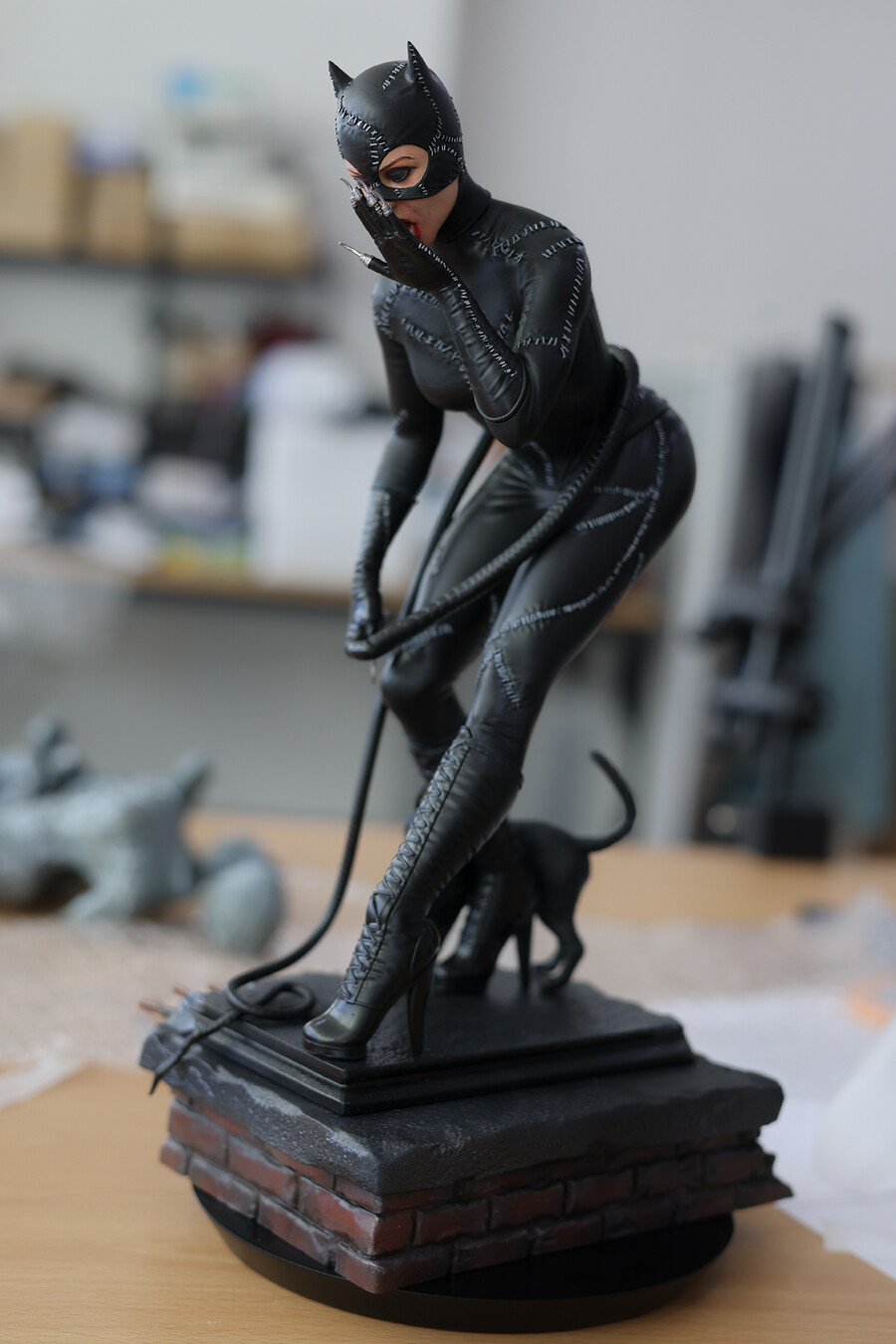 [의뢰작업완성] 1/6 팀버튼 배트맨 버전의 캣우먼 (3d프린트, 도색) | 피규어 갤러리