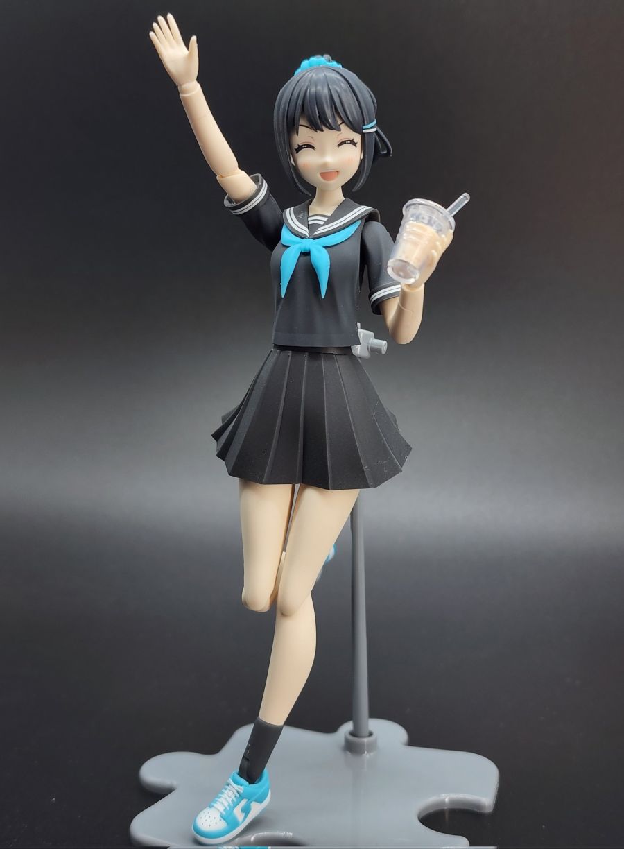 [코토부키야] 마도카 [하복] Black Canvas 가조립 & 조합 사진 | 프라모델 정보