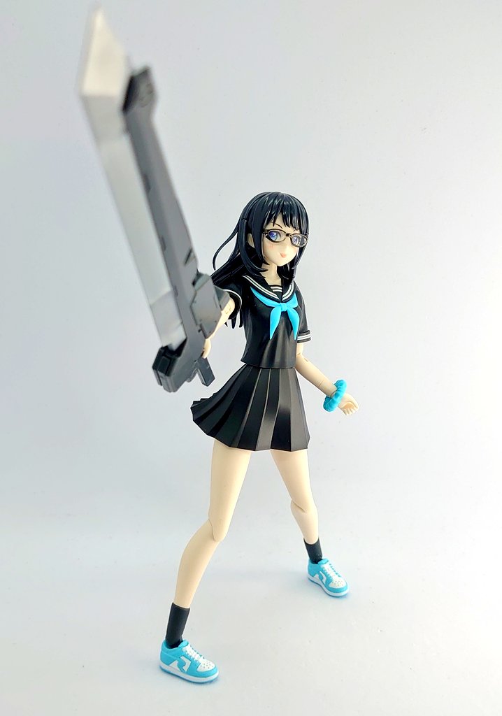 [코토부키야] 마도카 [하복] Black Canvas 가조립 & 조합 사진 | 프라모델 정보