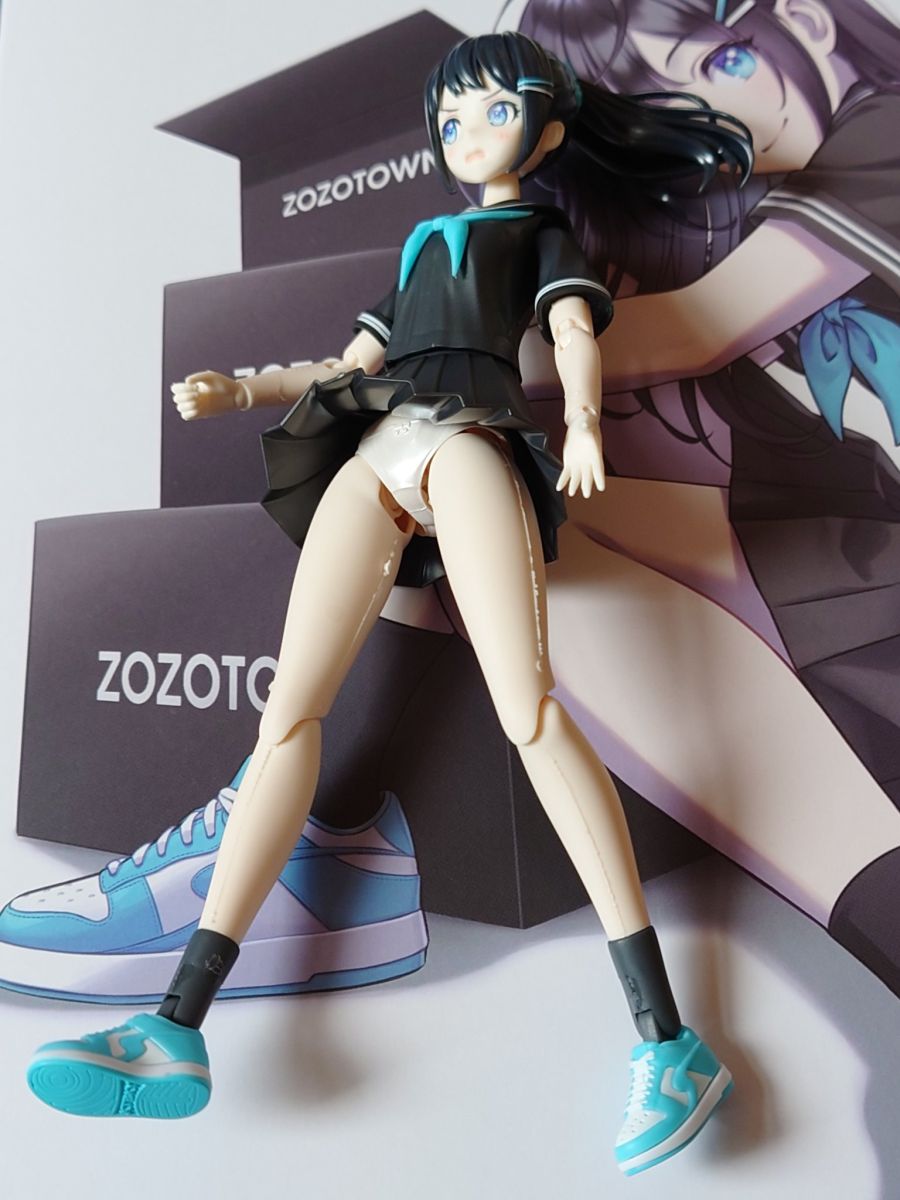 [코토부키야] 마도카 [하복] Black Canvas 가조립 & 조합 사진 | 프라모델 정보