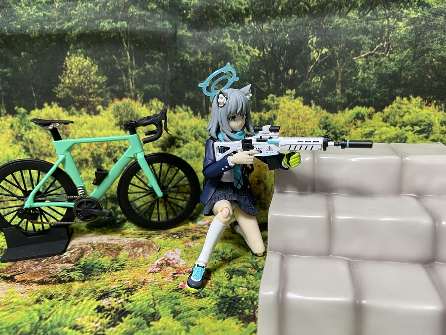 [Figma] 스나오오카미 시로코 + Plamax 로드바이크 | 피규어 갤러리