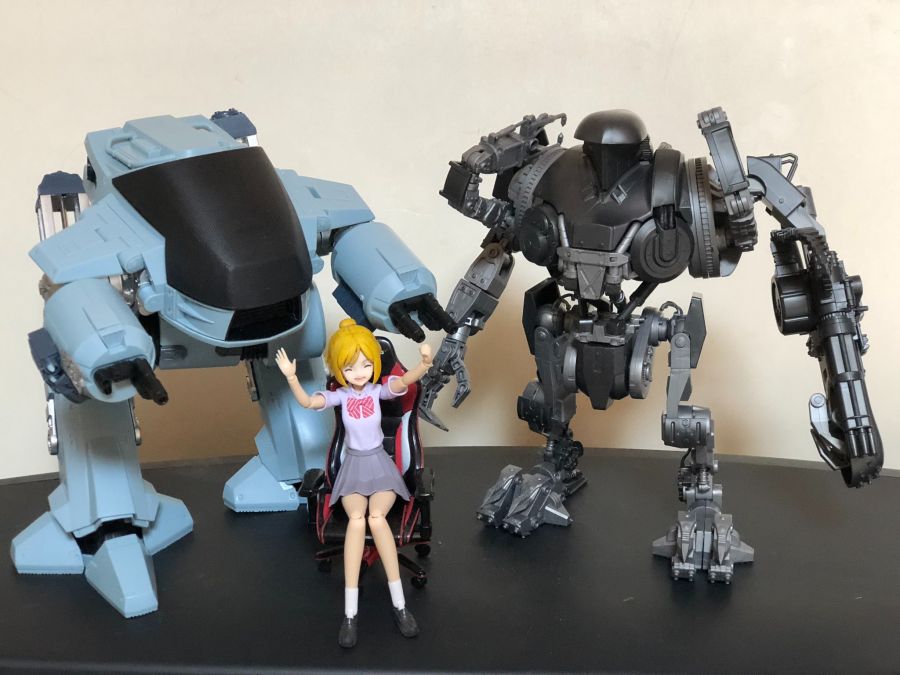 [굿 스마일] MODEROID 로보캅 2 케인 가조립 + 동 시리즈 나열 사진 | 프라모델 정보