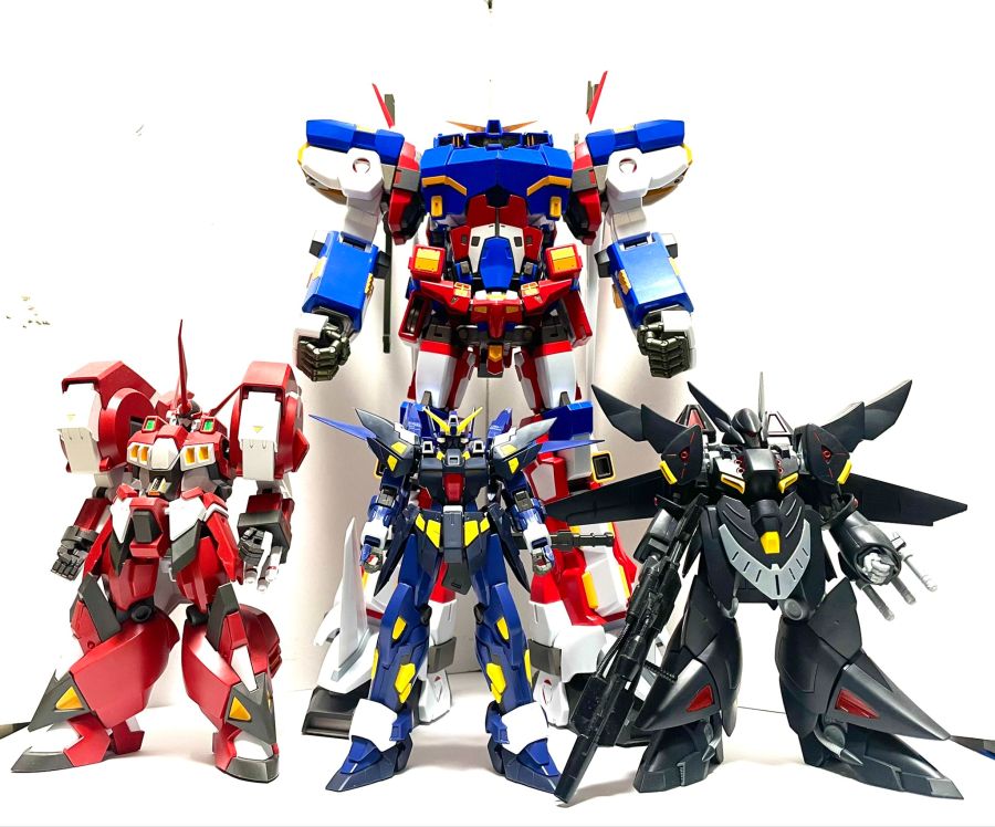HGSR 휘케바인 Mk-Ⅱ 비교 + 시시오 블레이드 장비 사진 | 프라모델 정보