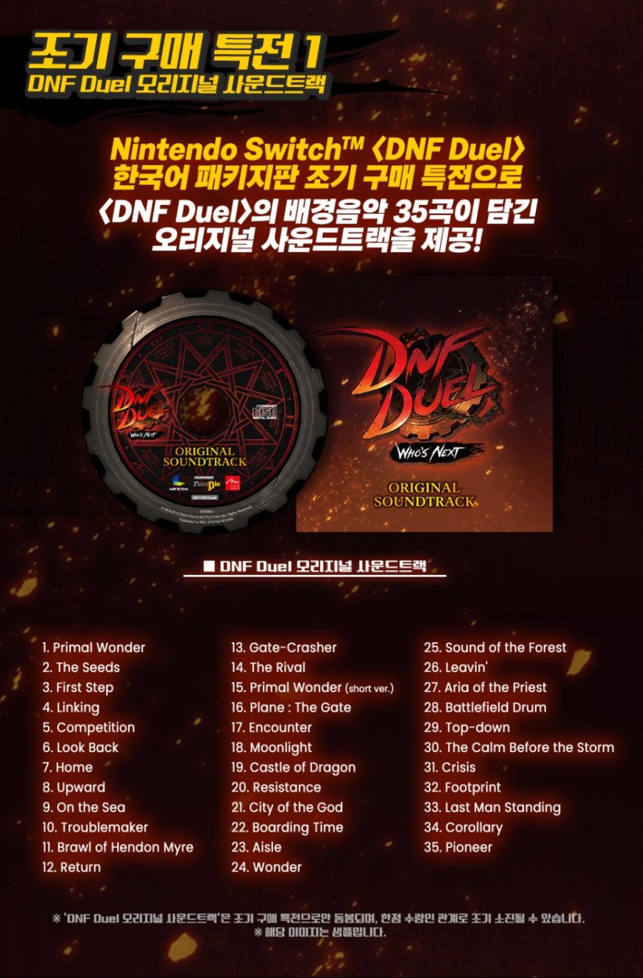 DNF DUEL 스위치 버전 한국어판 패키지 발매 정보 | NS 정보