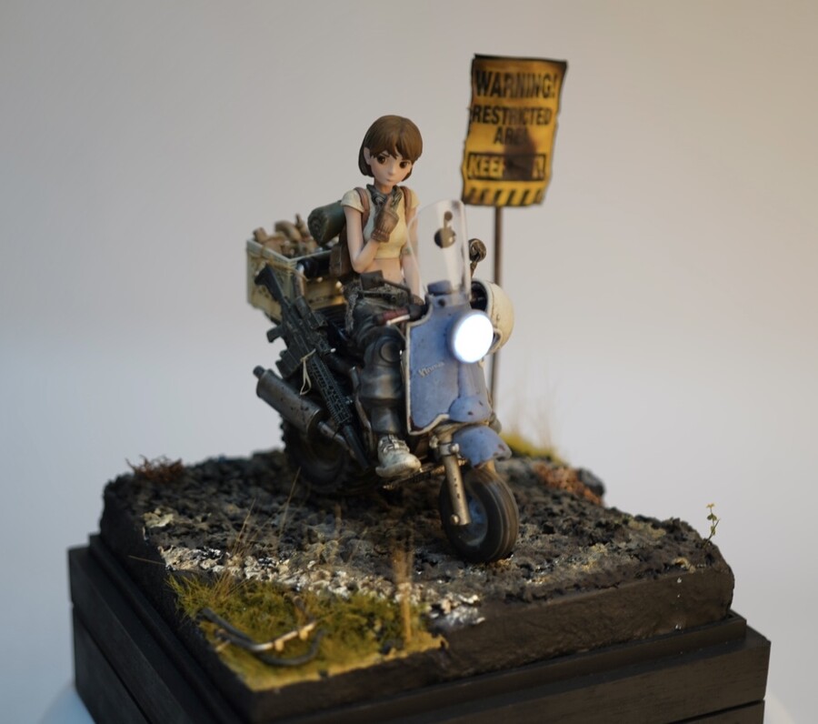 1/12 Junk Rider 완성(사진많음) | 프라모델 캐릭터모형 갤러리