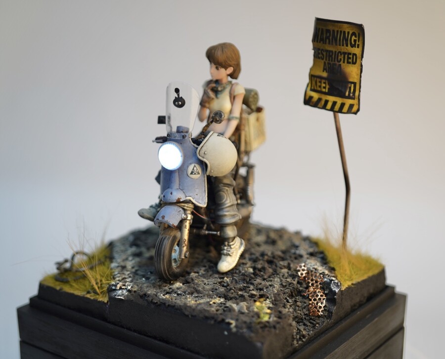 1/12 Junk Rider 완성(사진많음) | 프라모델 캐릭터모형 갤러리