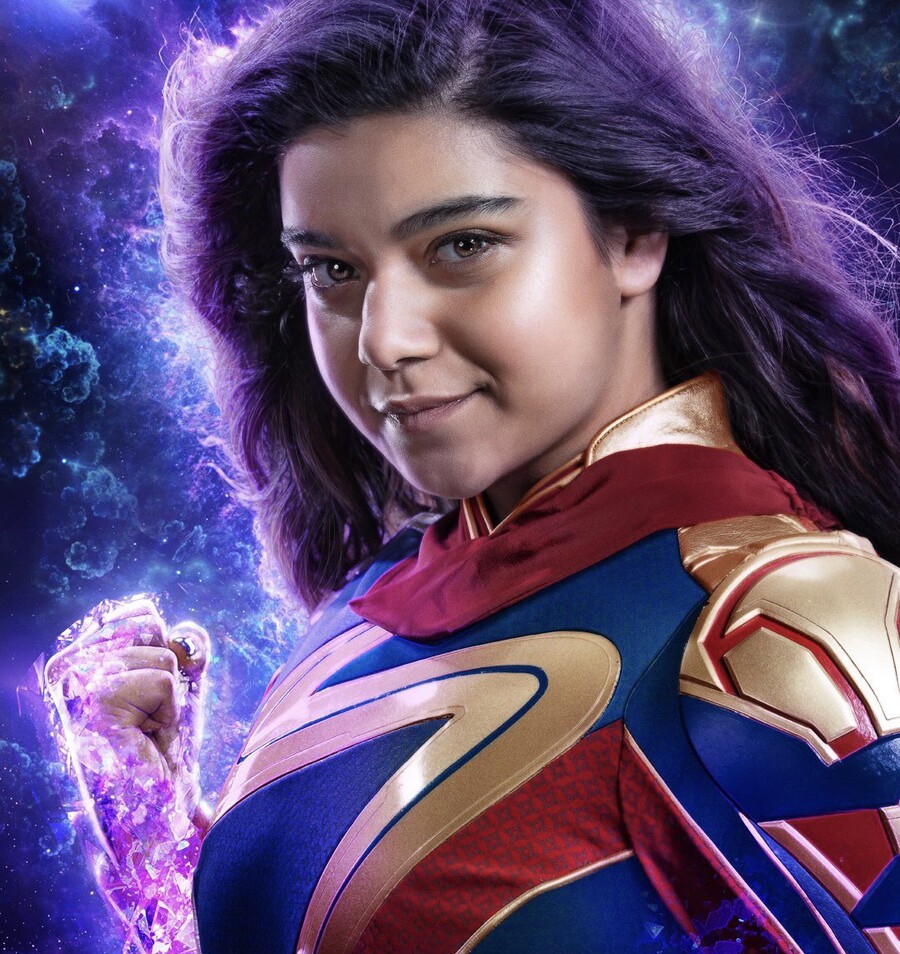 MCU 미즈 마블 이만 멜라니 흥행에 신경안써