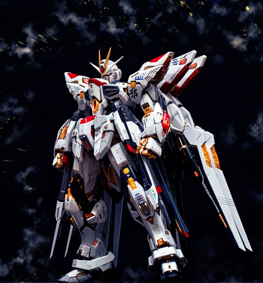 MGEX 스트라이크 프리덤 verZAFT 도색완성 및 액션샷 스압