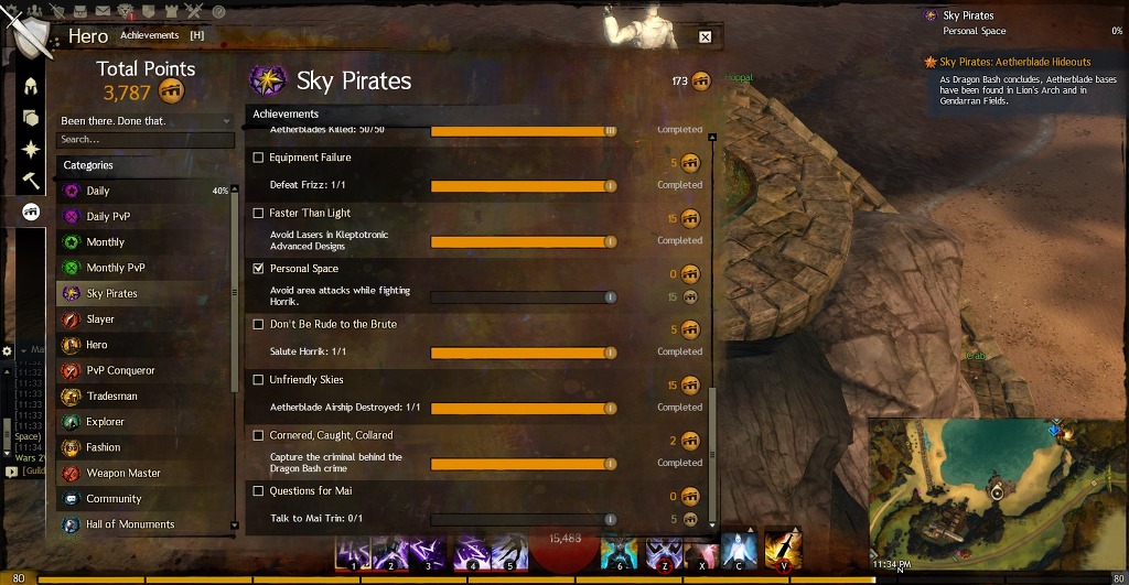 Unfriendly Skies 업적 달성 D