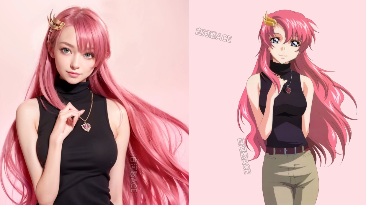 AI로 뽑은 건담 SEED 실사화