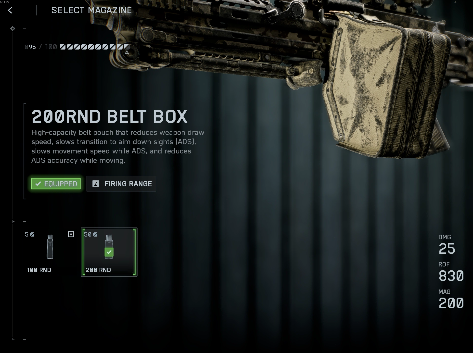 배필6 와우 200발 짜리 탄창이라니