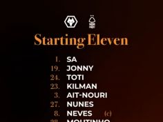 EPL 11R) 울버햄튼 VS 노팅엄 포레스트 황희찬 벤치 | 스포츠 정보