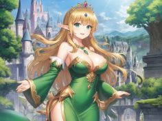 엘프 공주 | AI 이미지 메이커 Beta | RULIWEB