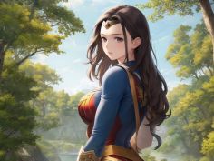 베이비 원더우먼 | AI 이미지 메이커 Beta | RULIWEB