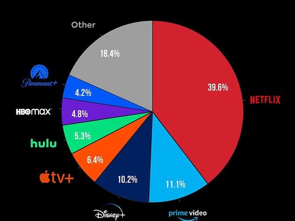 전세계 OTT 점유율 +국내 OTT점유율 | 유머 게시판