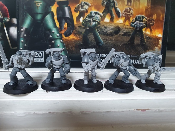 [Warhammer 40,000/워해머 40k] Mk.IV 어설트 스쿼드 | 프라모델 캐릭터모형 갤러리