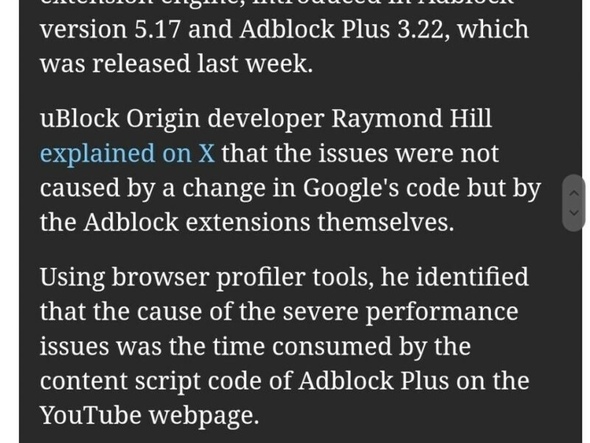 유튜브 CPU 과부하 사건 반전