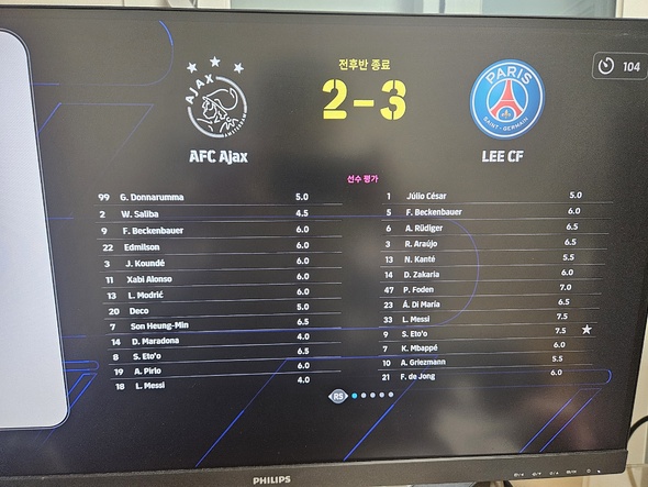 57죄수번회님 총3경기 3:0 2~3번째 경기결과 | e풋볼 2024 | RULIWEB