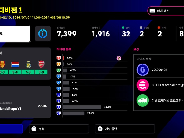 처음 1900 찍어본 후기 | e풋볼 2024 | RULIWEB