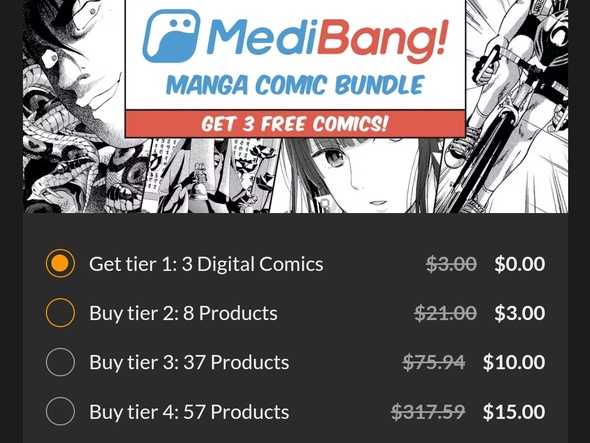 [파나티컬] Medibang Manga Comic Bundle 1티어(3권) 무료 | 유저 예판 핫딜 뽐뿌 게시판 | RULIWEB