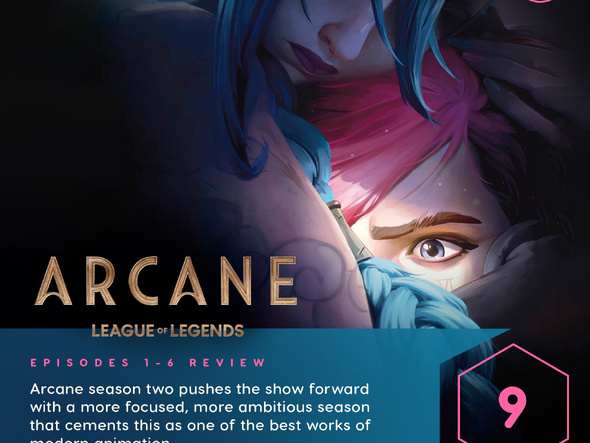 LOL 아케인 시즌 2 제12막16화 IGN 평점