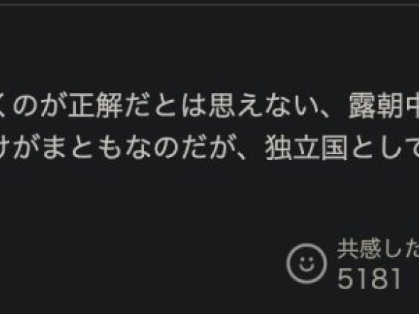 일본 야후 계엄령 5000개나 추천받은 댓글
