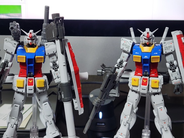 RG 20 퍼스트 건담 헤드 수정부품