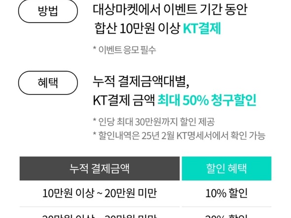 XB스토어 홀리데이 세일 x KT 50콤보