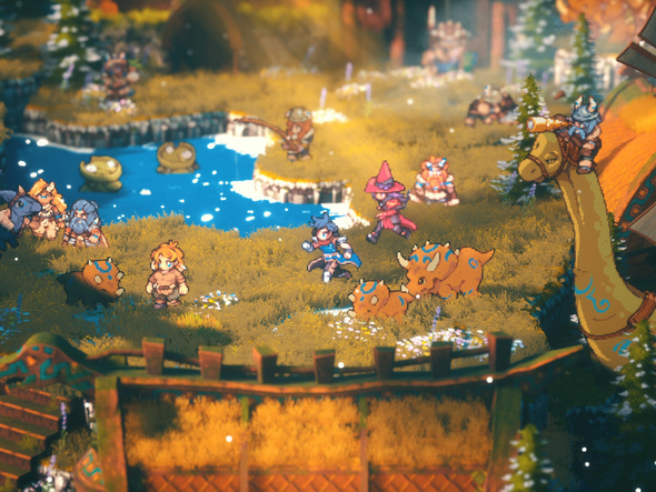 턴제 RPG 스레드 오브 타임 험블 게임즈 쇼케이스 트레일러