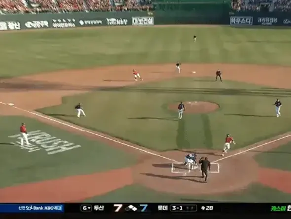 KBO 오늘자 레전드 플레이