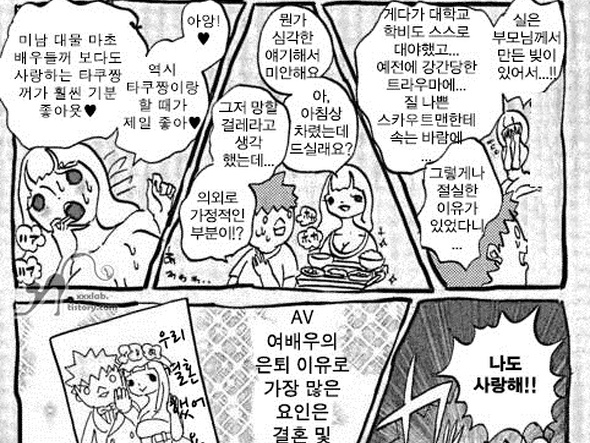 AV배우 은퇴사유