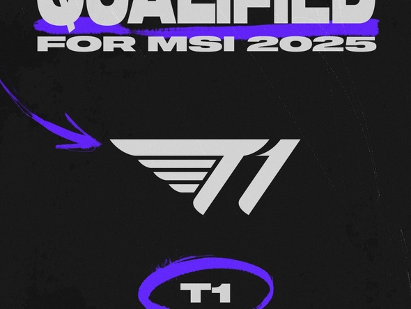 LOL T1 2025 MSI 진출 확정