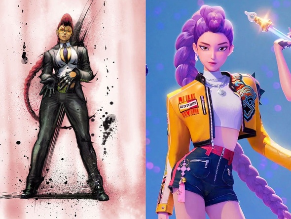 KPop DEMON HUNTERS 의 루미Rumi라는 캐릭