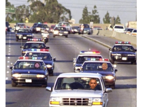 오바마 정신나간 트럼프 sns 업로드 이미지 근황